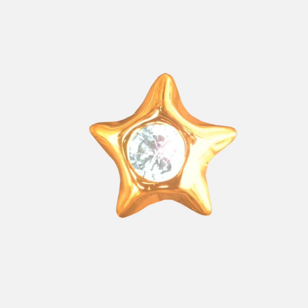 Star with Gem - Various Gems - iZi Tooth Jewellery